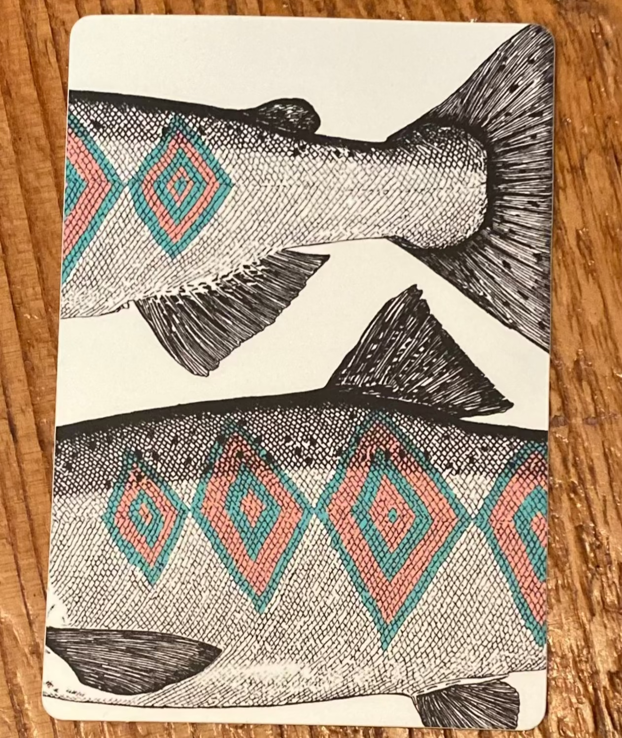 Salmon Tri-Color - Sticker – Printshop Northwest